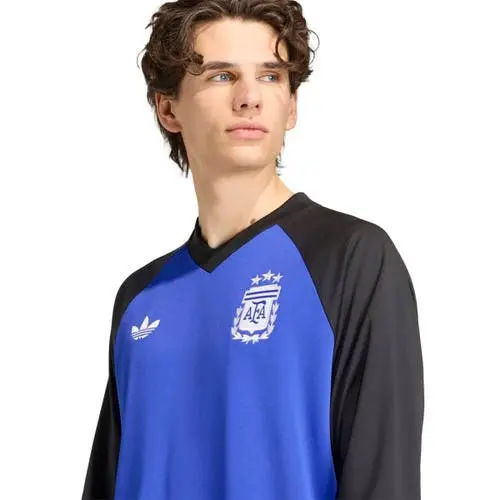 Adidas Argentina National Team 2026 Long Sleeve Pre-match Top - Blue