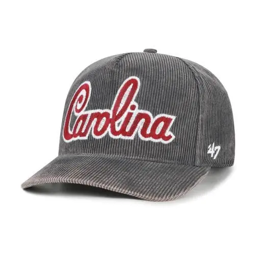 '47 South Carolina Gamecocks Reclaim Snow Wash Corduroy Hitch Adjustable Hat - Gray