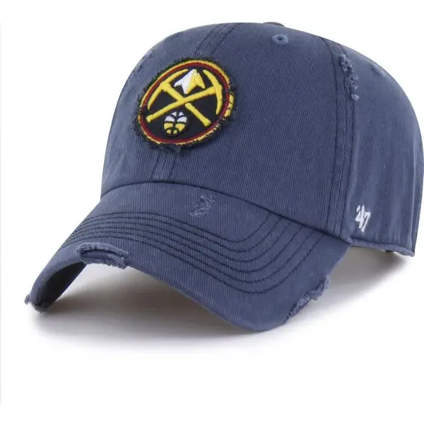'47 Denver Nuggets Weathered Clean Up Adjustable Hat