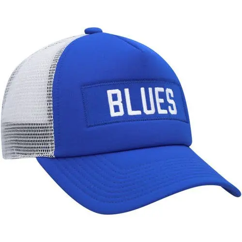 Adidas White St. Louis S Team Plate Trucker Snapback Hat