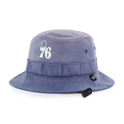 '47 Philadelphia 76ers Buxton Garment Washed Bucket Hat - Royal