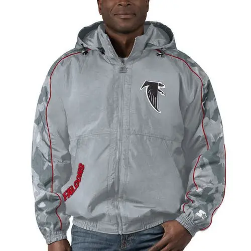 STARTER Atlanta Falcons Thursday Night Gridiron Throwback Full-zip Jacket
