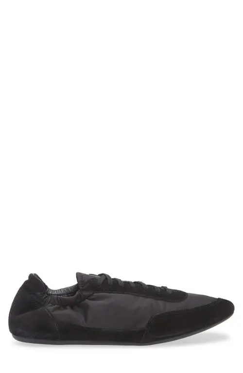 Prada Collapse Mixed Media Low Top Sneaker
