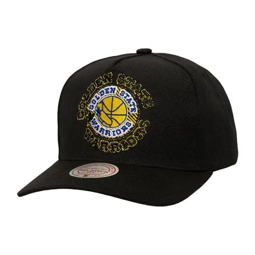 Mitchell & Ness Golden State Warriors Tilted Pro Pinch Adjustable Hat