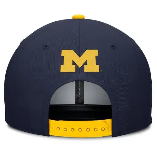 JORDAN BRAND Michigan Wolverines Sideline Campus Pro Snapback Hat