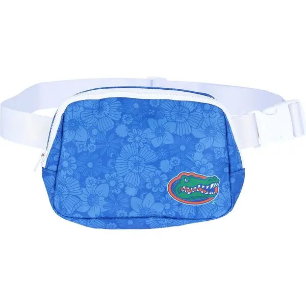 ZOOZATZ Florida Gators Floral Print Fanny Pack - Royal