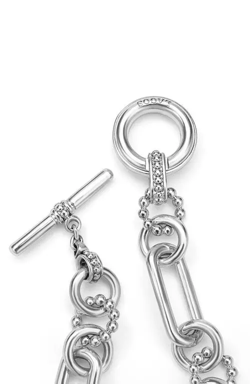 Lagos Signature Caviar Sterling Link Bracelet