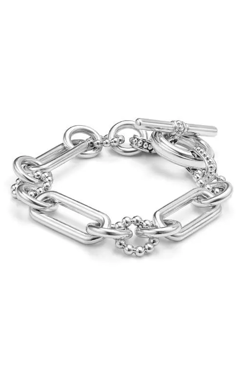 Lagos Signature Caviar Sterling Link Bracelet