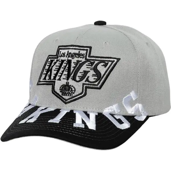 Mitchell & Ness Gray/black Los Angeles Kings Underarch Two-tone Pro Crown Snapback Hat