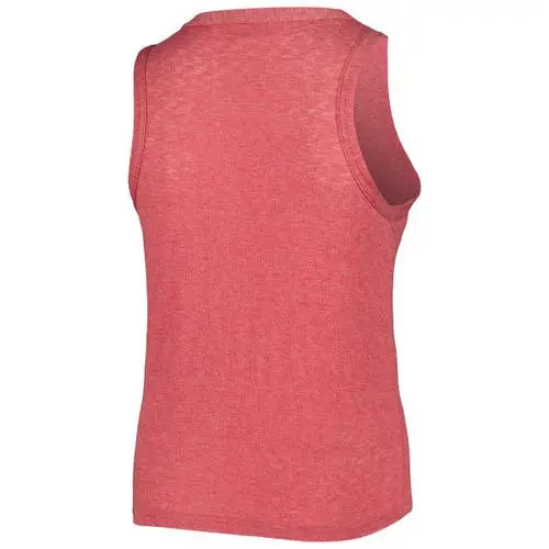 SOFT AS A GRAPE Washington Nationals High Neck Tri-blend Tank Top