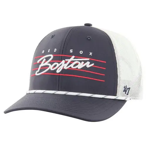 '47 Boston Red Sox Downburst Trucker Adjustable Hat - Navy