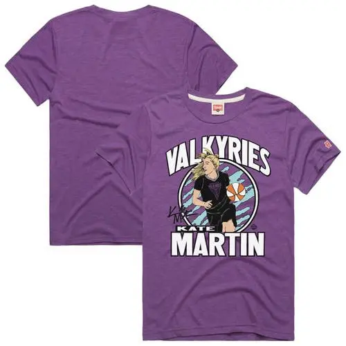 HOMAGE Kate Martin Golden State Valkyries Signature T-shirt By - Violet