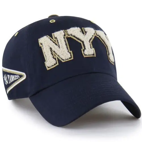 STONEY CLOVER LANE X '47 New York Yankees Acro Charm Clean Up Adjustable Hat - Navy