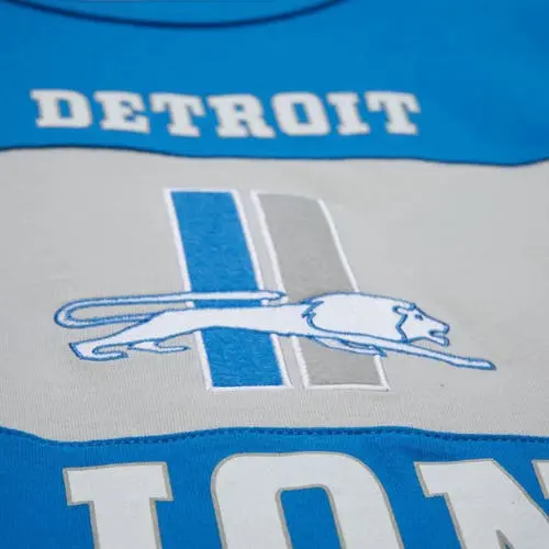 Mitchell & Ness Detroit Lions Retro Colorblock Tank Top - Blue