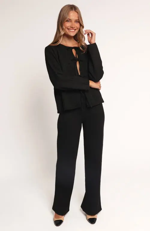 PETAL & PUP Odell Tie Cardigan & Pants Set