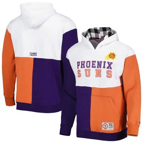 Tommy Hilfiger Purple Phoenix Suns Andrew Split Pullover Hoodie