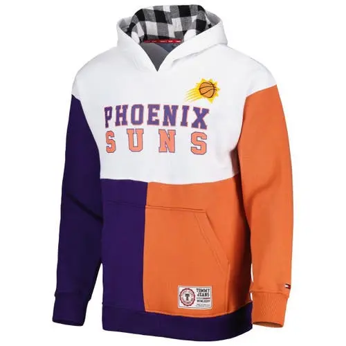 Tommy Hilfiger Purple Phoenix Suns Andrew Split Pullover Hoodie
