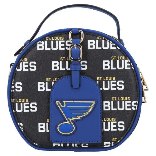CUCE St. Louis Blues Repeat Logo Round Bag - Black