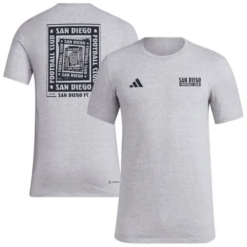 Adidas San Diego Fc Local Wrap T-shirt - Gray