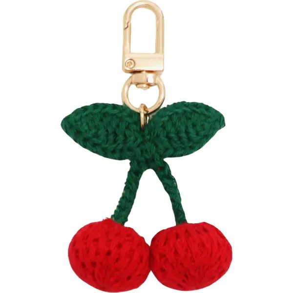 PETIT MOMENTS Knit Fruit Key Chain