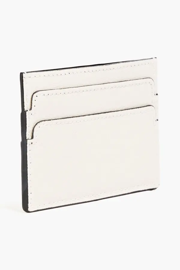 Alexander McQueen Skull Pebbledleather Cardholder