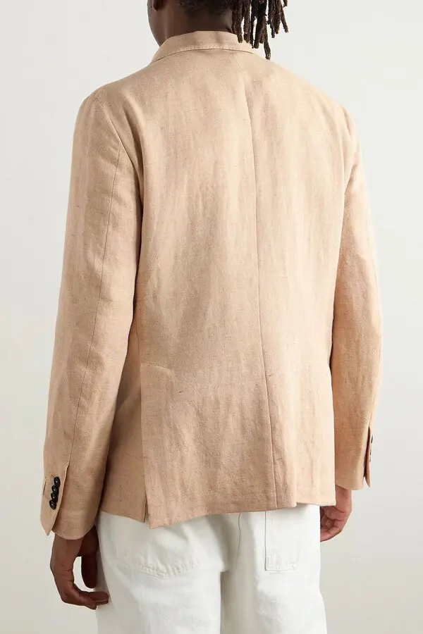 Massimo Alba Linen, Wool, Silk And Cashmereblend Twill Blazer