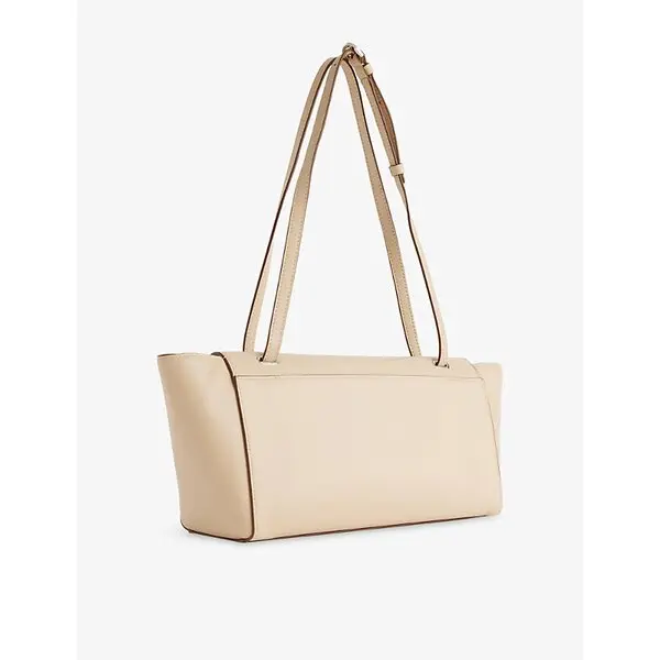 Savette Symmetry Trapeze Shoulder Bag - Bone