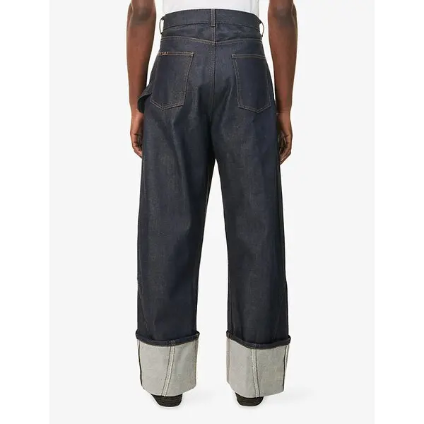 JW Anderson Twisted Workwear Cotton Denim Jeans