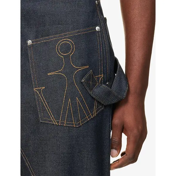 JW Anderson Twisted Workwear Cotton Denim Jeans