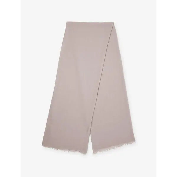 Rick Owens Emily Wool, Silk And Cashmere Scarf - Rose