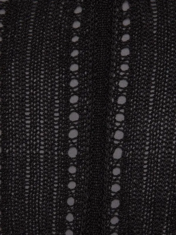 L'Agence Orine Pointelle Knit Top