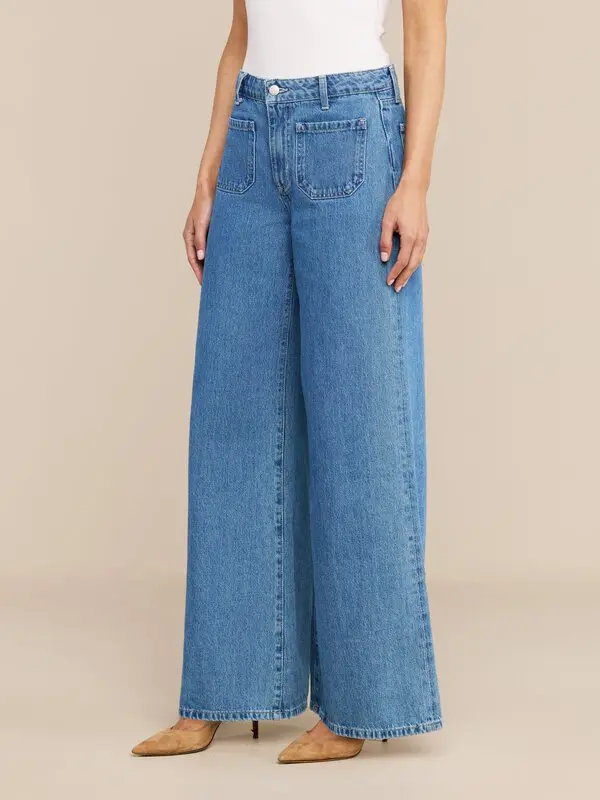 L'Agence Delcan Wide-leg Jeans