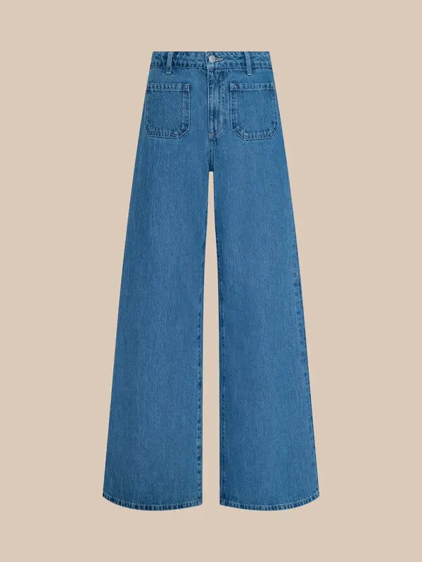 L'Agence Delcan Wide-leg Jeans