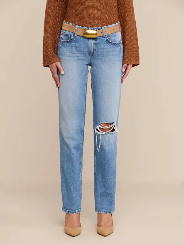 L'Agence Armida Low-rise Slouch Jean - Solvang Destruct