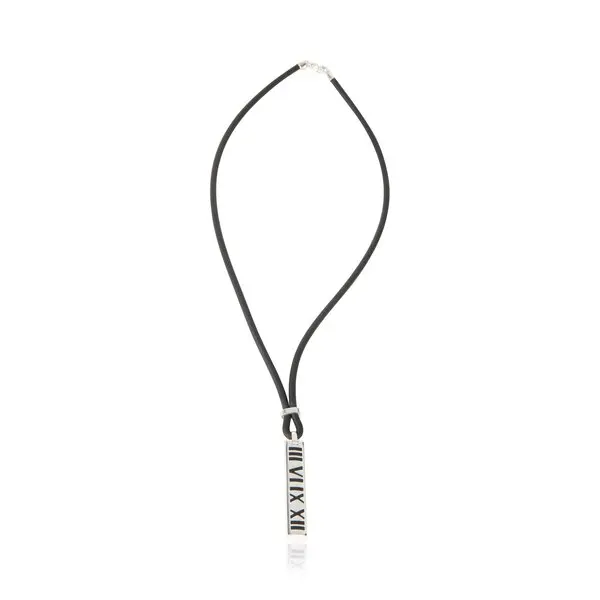 Tiffany & Co. Sterling Silver Atlas Pendant Necklace