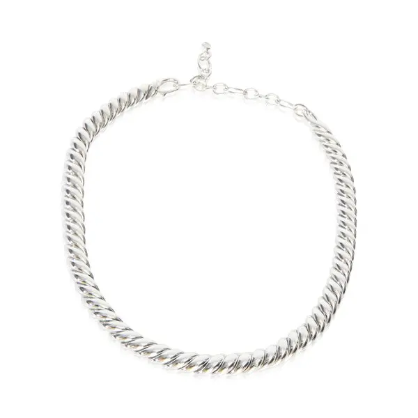 David Yurman Sterling Silver Sculpted Cable Necklace