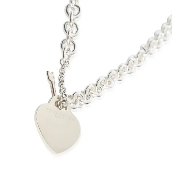 Tiffany & Co. Sterling Silver Return To Heart Pendant Necklace