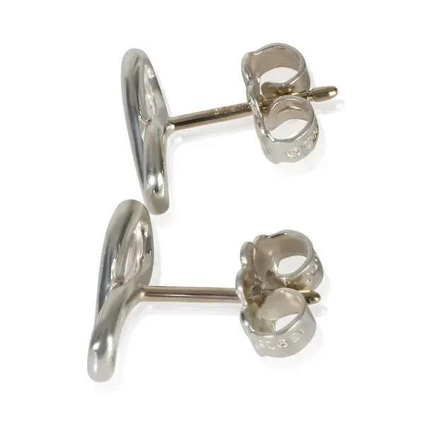 Tiffany & Co. Sterling Silver Infinity Stud Earrings