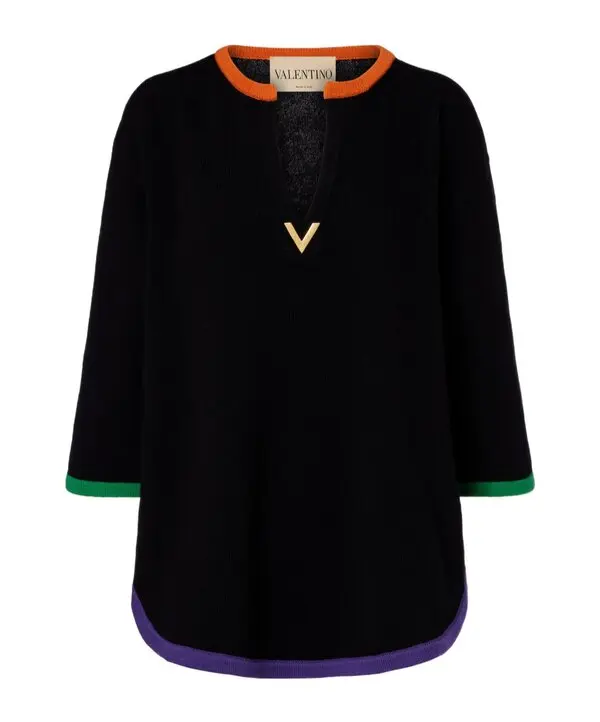 Valentino Garavani Vgold Virgin Wool Sweater