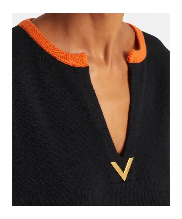 Valentino Garavani Vgold Virgin Wool Sweater