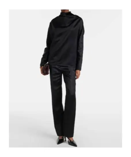 TOTEME Draped Satin Blouse