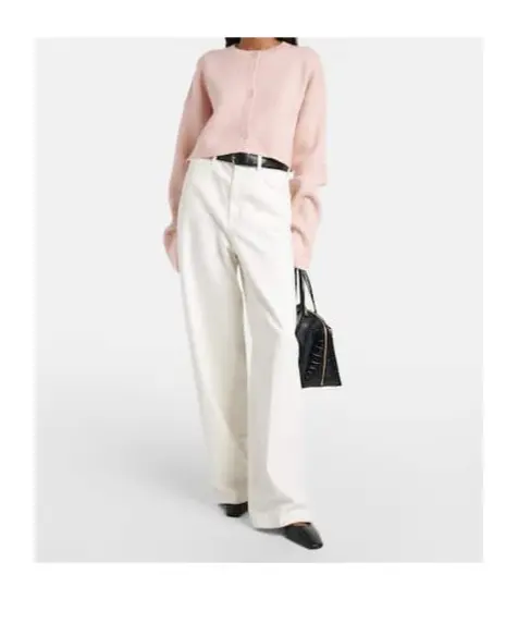 TOTEME Cropped Wool-blend Cardigan