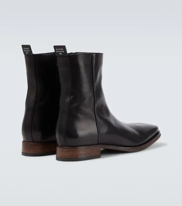 Acne Studios Bebe Leather Ankle Boots