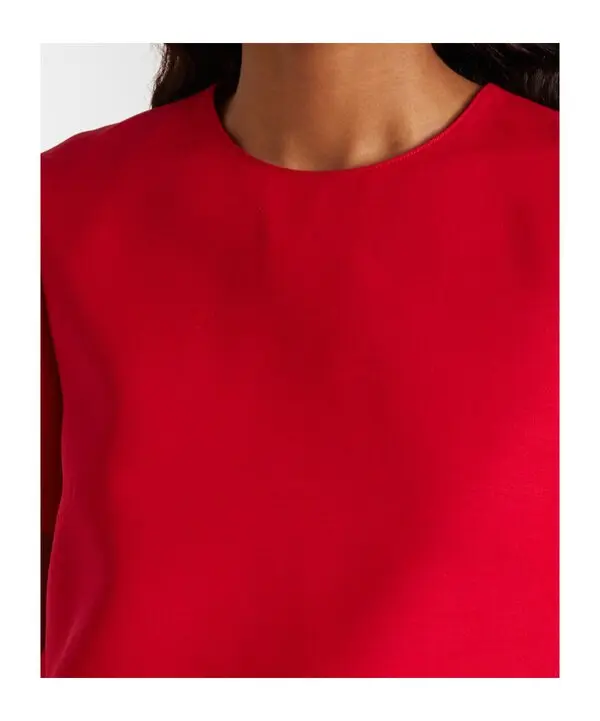 Valentino Garavani Crepe Couture Vgold Minidress