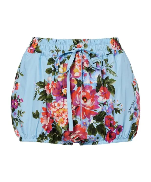 Dolce & Gabbana Floral Cotton Poplin Shorts