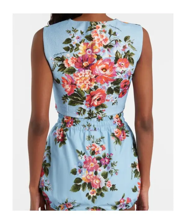 Dolce & Gabbana Floral Cotton Top