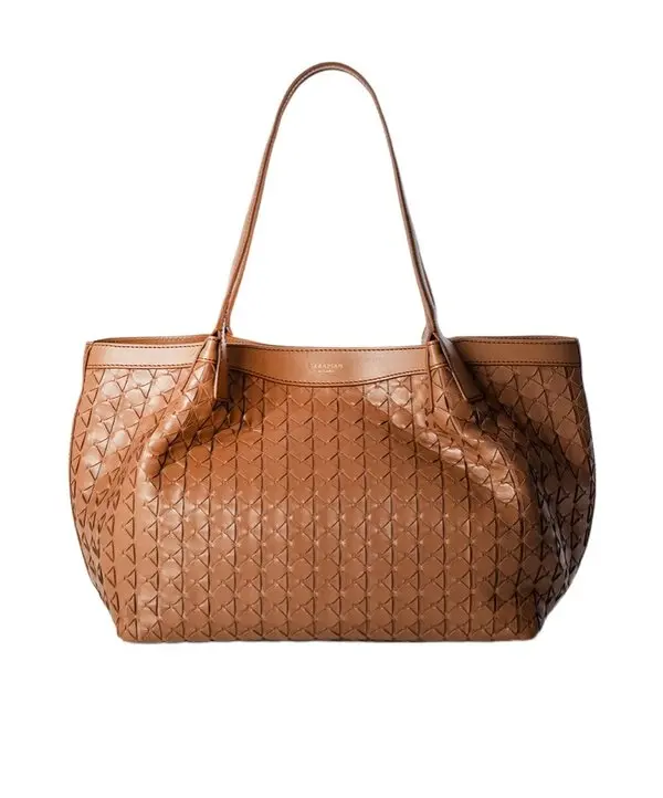 SERAPIAN Small Secret Top Handle Bag