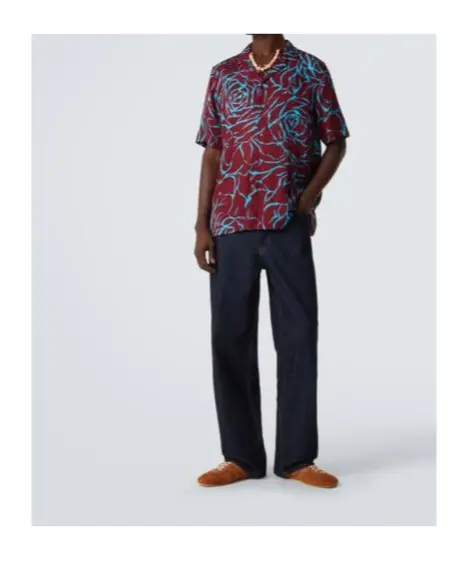 Dries Van Noten Printed Bowling Shirt
