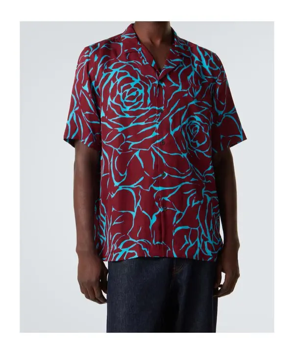 Dries Van Noten Printed Bowling Shirt