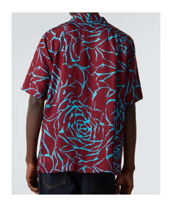 Dries Van Noten Printed Bowling Shirt